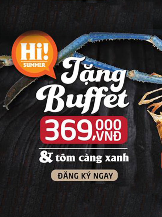 Sumo BBQ tặng 1 Buffet Selected/Premium