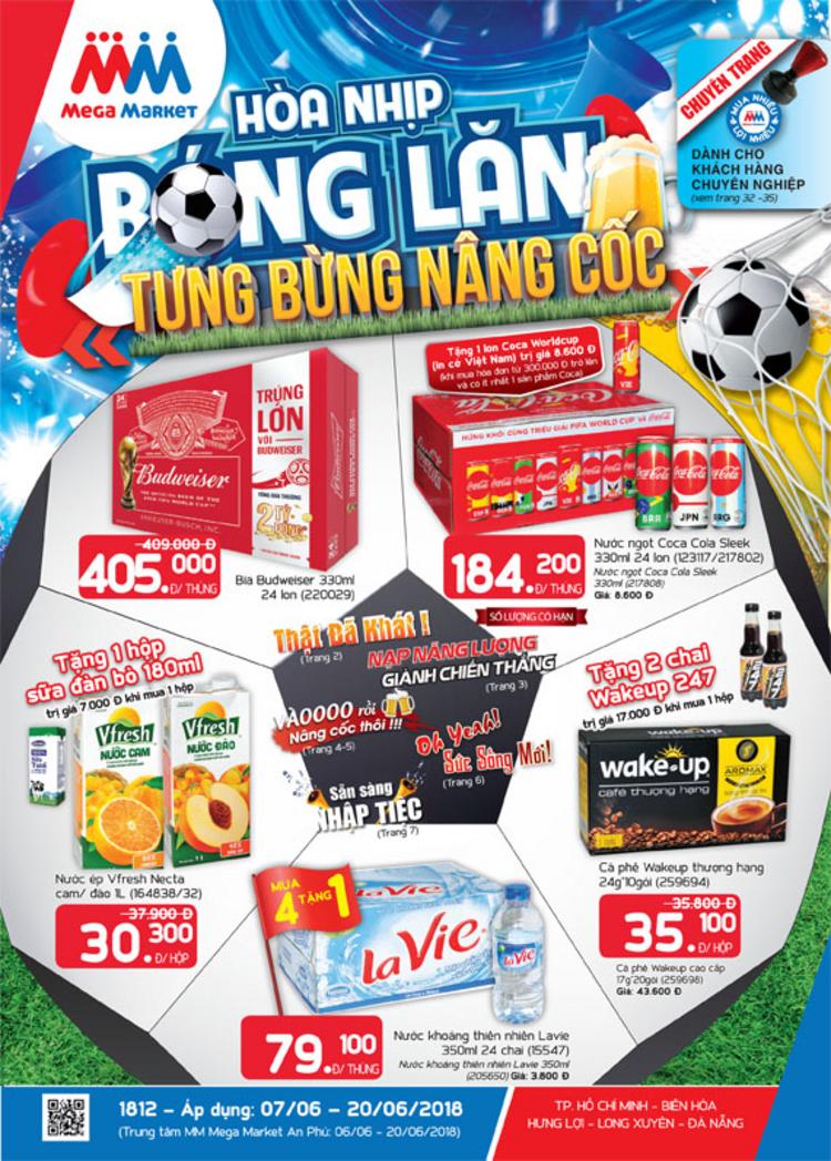 MM Mega Market cẩm nang khuyến mãi hoà nhịp bóng lăn