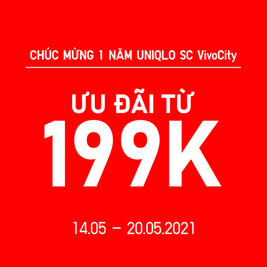 UNIQLO ưu đãi nhiều sản phẩm từ 199k